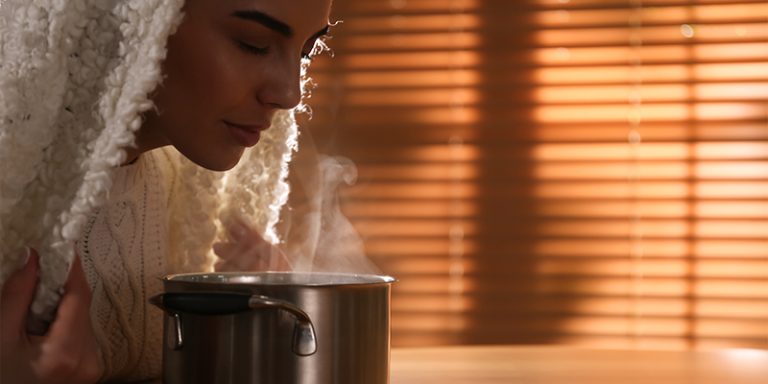 How to Relieve a Blocked Nose with Steam Inhalation | Naselin